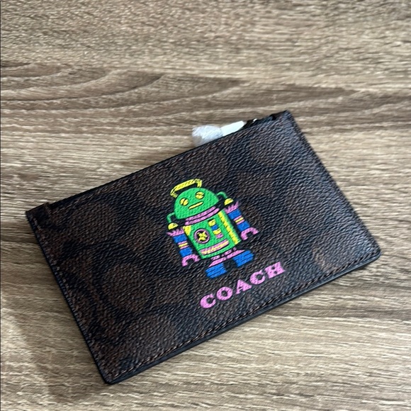Coach | Bags | Coach Card Holder With Ai Robot Nwt | Poshmark